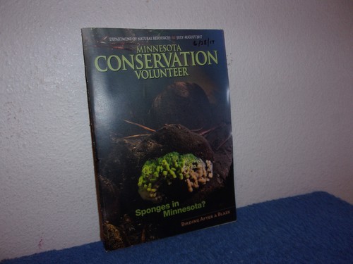 MINNESOTA CONSERVATION VOLUNTEER MAGAZINE."SPONGES IN MN". JULY /AUG ...