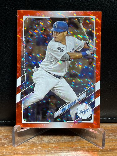 2021 Topps Update YOSHI TSUTSUGO Dodgers #US54 ORANGE FOIL ICE 021/299 ...