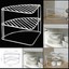 2 TIER FOLDABLE SHELF KITCHEN CABINET STORAGE STACKABLE CUPBOARD RACK ...