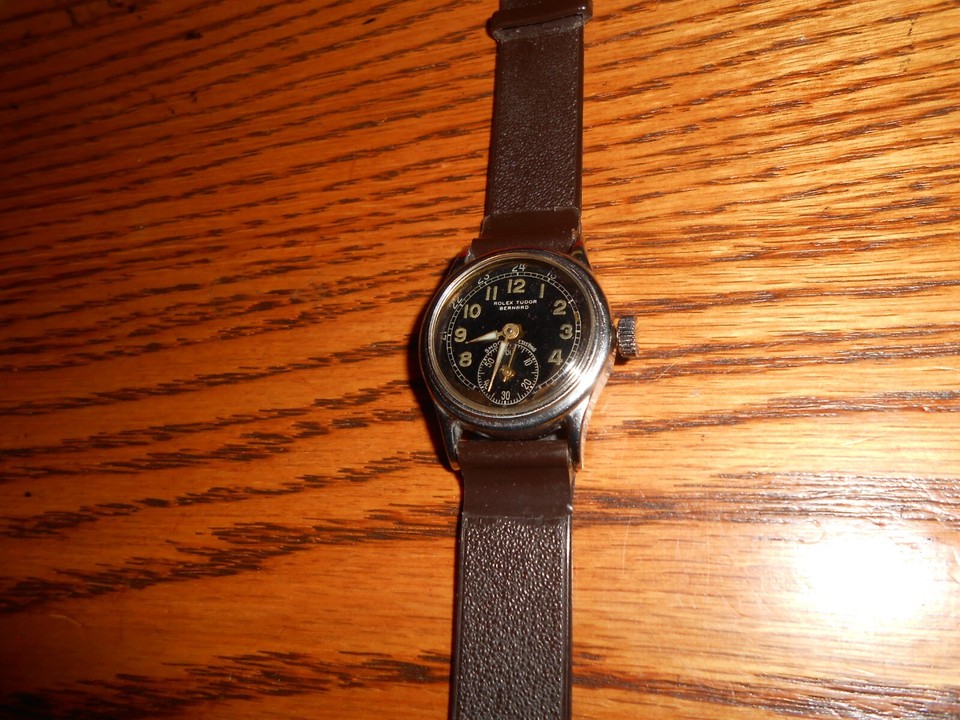 NIce WW2 Vintage Rolex Tudor, Manual Wind Wristwatch, Font 30, Serviced ...