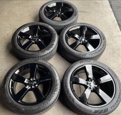 22" LAND ROVER DEFENDER BLACK CARPATHIAN OEM FACTORY 5098 WHEELS RIMS ...