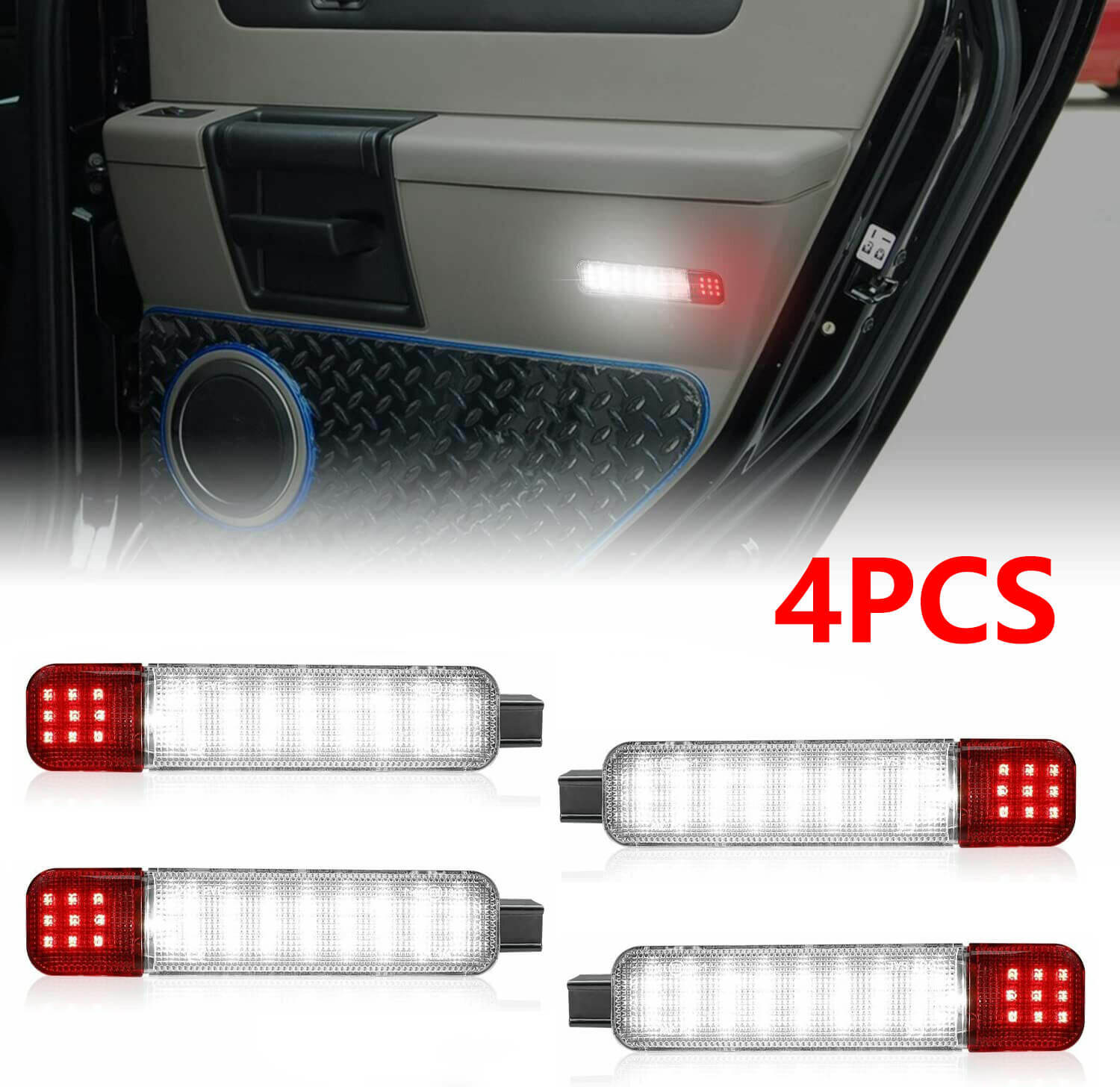 For GMC Sierra Chevy C/K Silverado LED Interior Door Panel Light ...