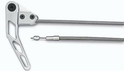Lokar Combination Hood & Boot Release Cable Kit Brushed (Right Hand ...