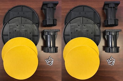 4x Easy Plumb Shower Tray Riser Legs_Adjustable feet & fixings ...