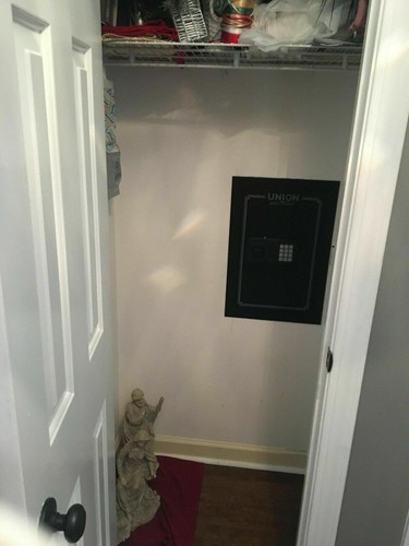 Safe Digital Wall Mounted Gun Security System Dual Lock Box Home Safe ...