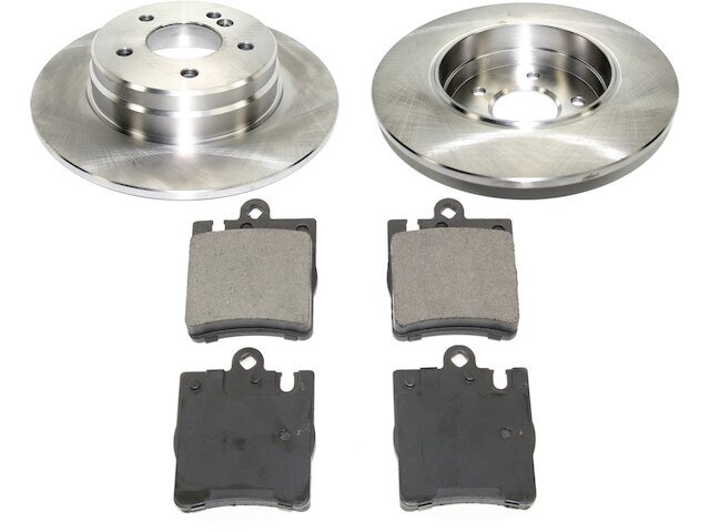 Brake Pad and Rotor Kit For C230 C240 C280 C320 C350 CLK320 CLK350 ...