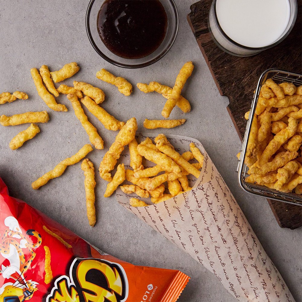[SET] Lotte Smokey BBQ Cheetos 164g*6ea [Korean Crunchy Chip/Barbecue ...