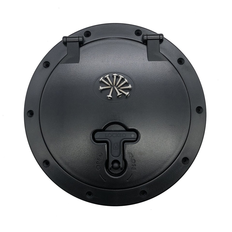 10" Kayak Pull Out Hatch Cover Deck Plate w/ Red Storage Bag Boat ...
