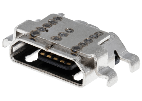 Charging port soldering required - 05 Pin - Micro B - 4 Anchor Points ...