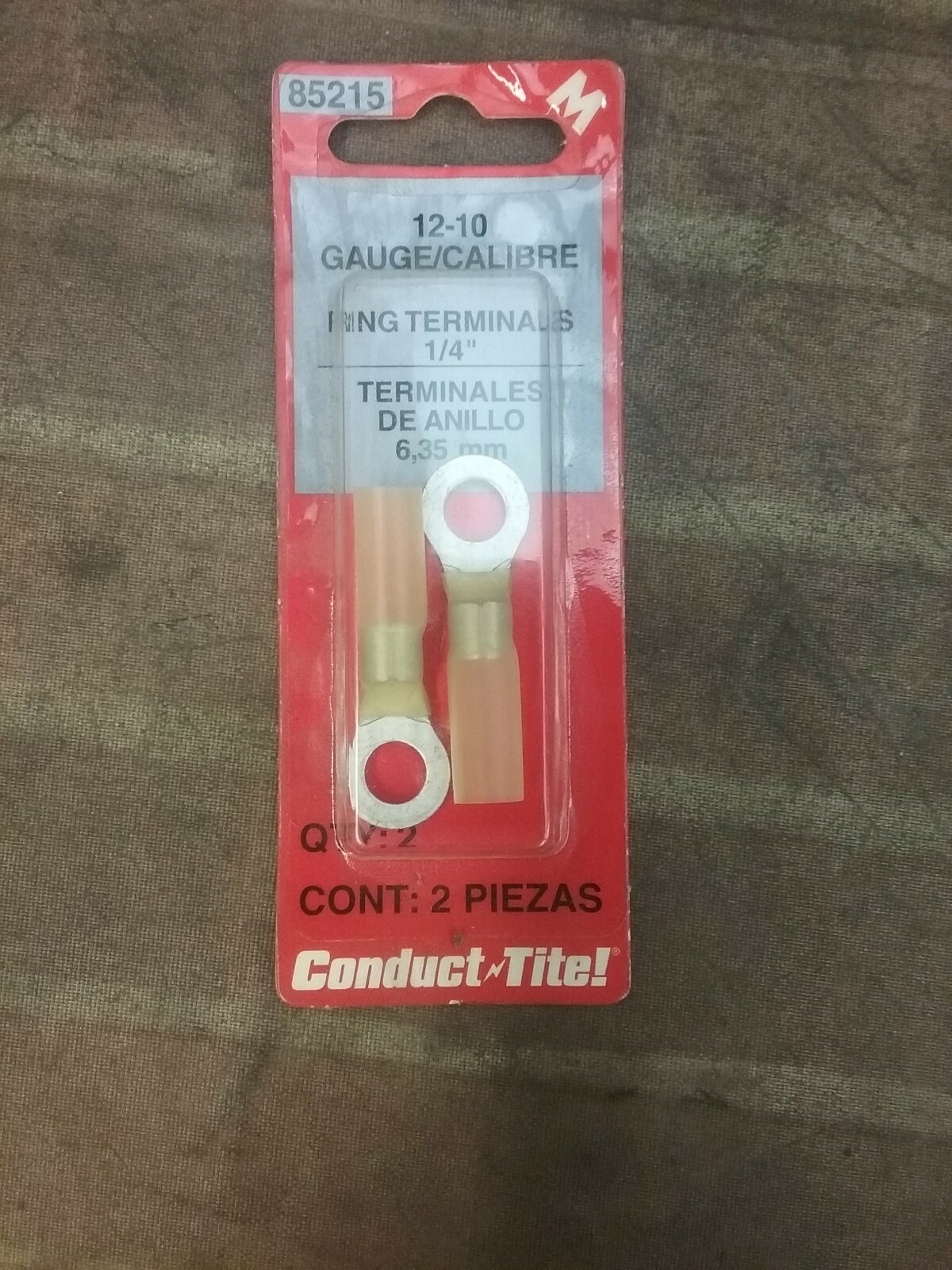 Motormite 12-10Ga 1/4" 85215 Ring Terminal | eBay