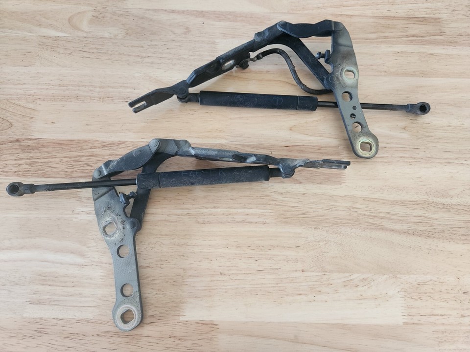 BMW E46 325i xi 330i xi SEDAN & WAGON 02-05 HOOD HINGES | eBay
