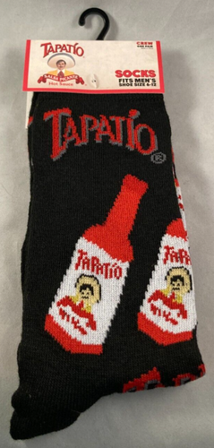 Tapatio - Hot Sauce - Black - Size Men's 6-12 - One Pair - Novelty ...