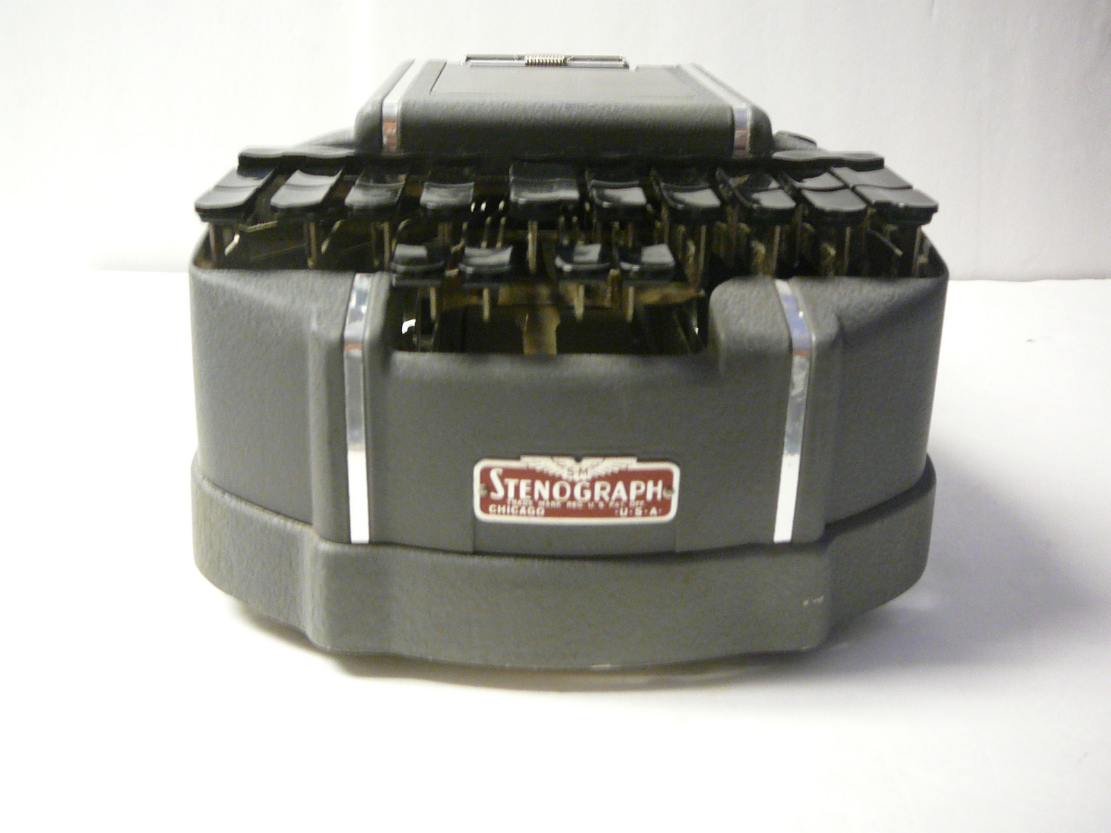 Vintage Stenograph Reporter Model Machine Chicago Stenographic Machines ...