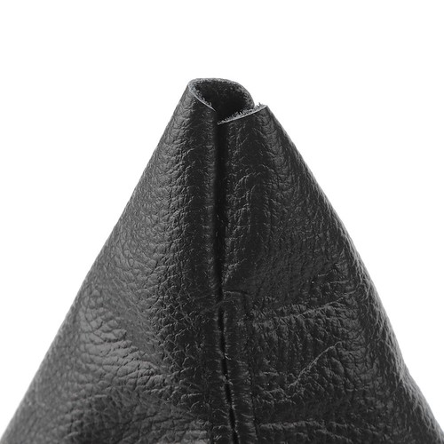 Leather Black Gearshift Collars Shifter Stick Lever Boot Dust Cover For ...