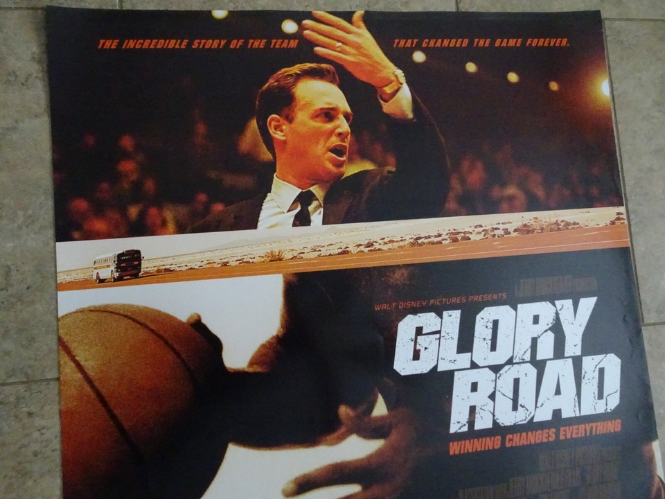 GLORY ROAD - A WALT DISNEY MOVIE POSTER JOSH LUCAS | eBay