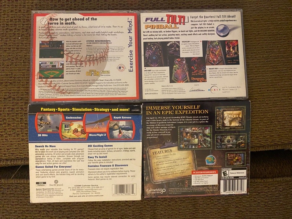 PC CD/ROM - Vintage Games | eBay