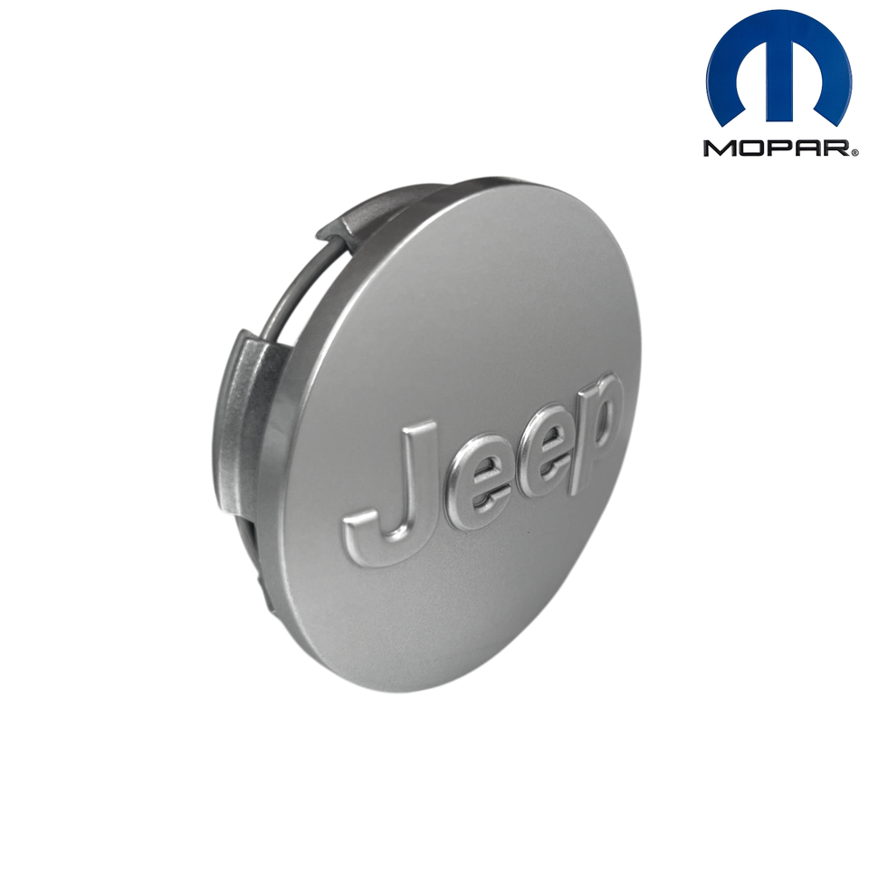 16-25 JEEP GRAND CHEROKEE COMPASS SILVER WHEEL CENTER CAP SET MOPAR ...