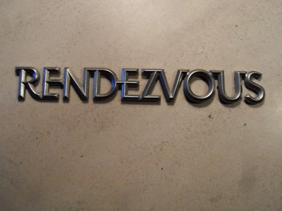 Buick Rendezvous Silver Emblem Genuine GM 2002-2007 Badge OEM Side Door ...