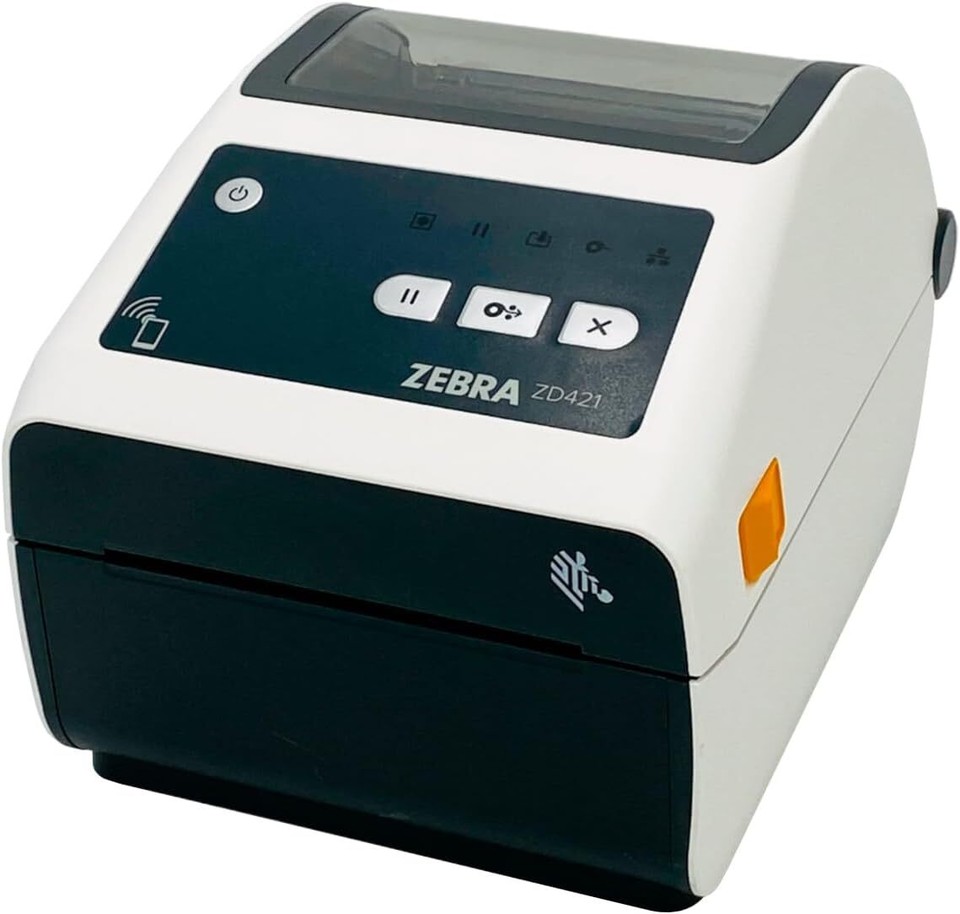 New Zebra ZD421 Direct Thermal Desktop Label Printer 203 dpi No Ribbon ...