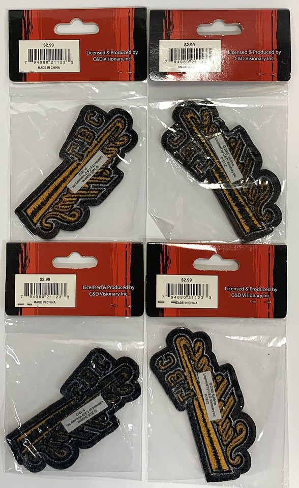 Sublime Iron-On Embroidered Cloth Patches 2005 Lot Of 4 New Sealed 4 ...