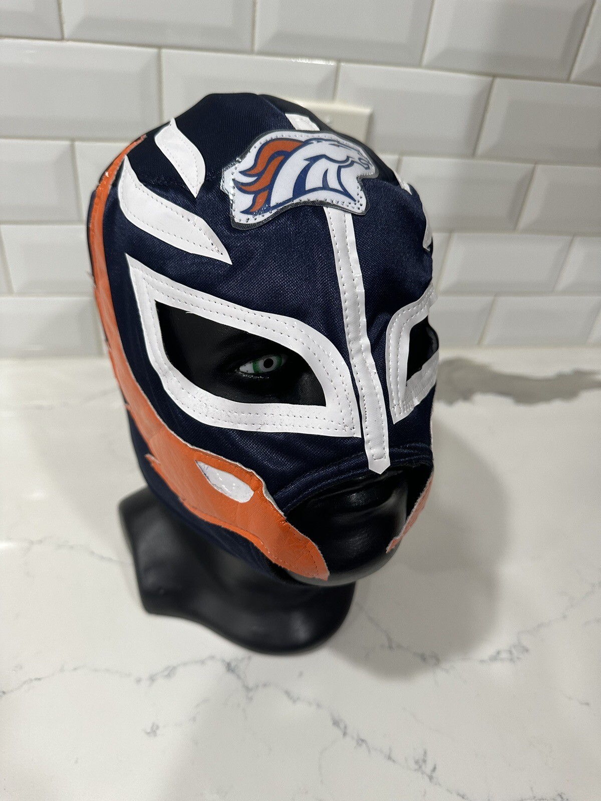 NFL Denver Broncos Luchador Mask - Russell Wilson, Pat Surtain, Jerry ...