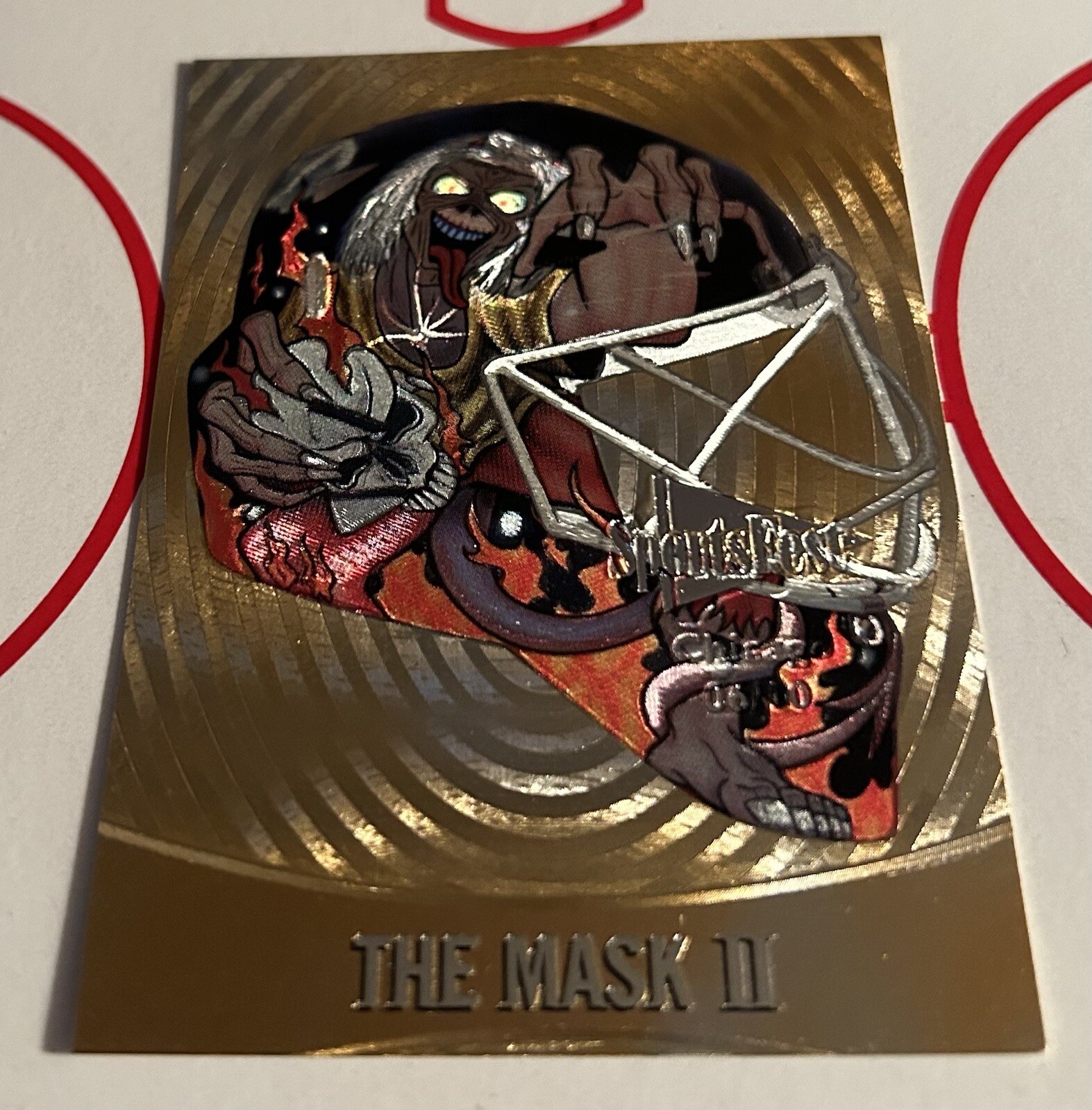 2002-03 ITG Between the Pipes The Mask II GOLD Roman Turek #06/10 ...