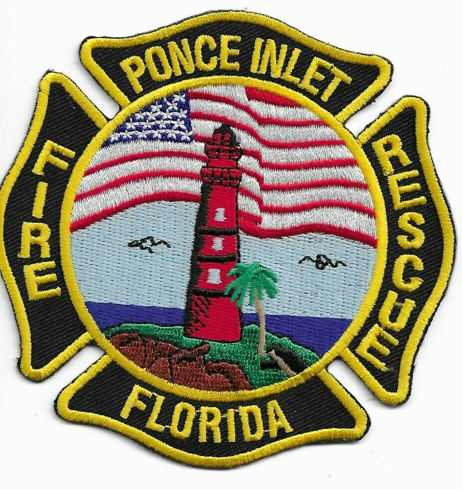 Ponce Inlet Fire - Rescue, Florida (4" x 4" size) fire patch | eBay