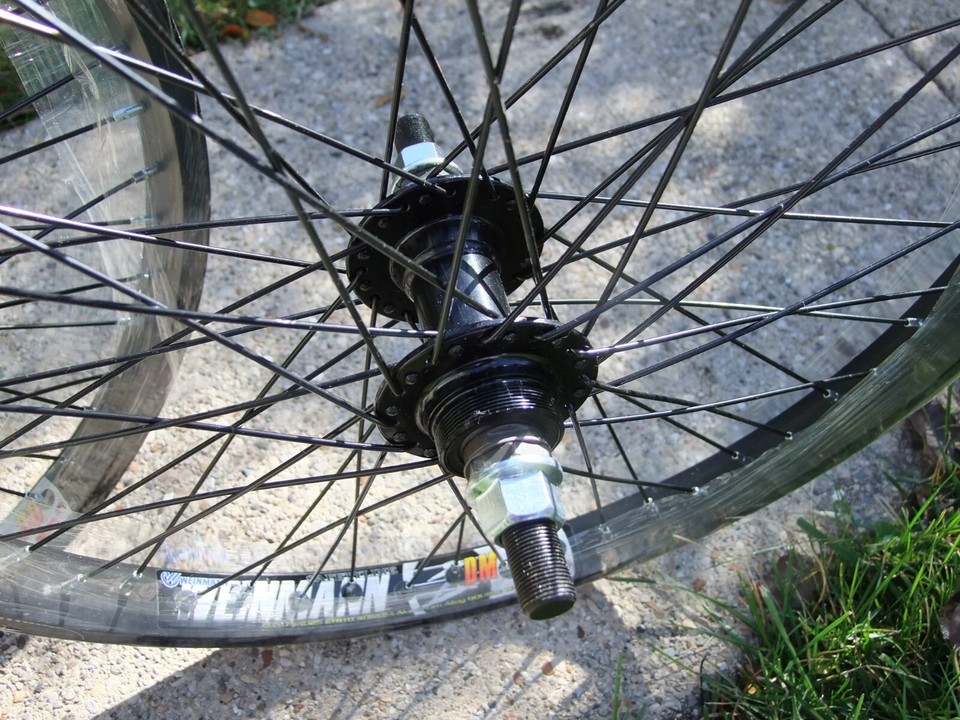 Weinmann Wheel Set 20" BMX Bicycle, 48 Spoke, 14mm Rear Hub 3/8" Front ...