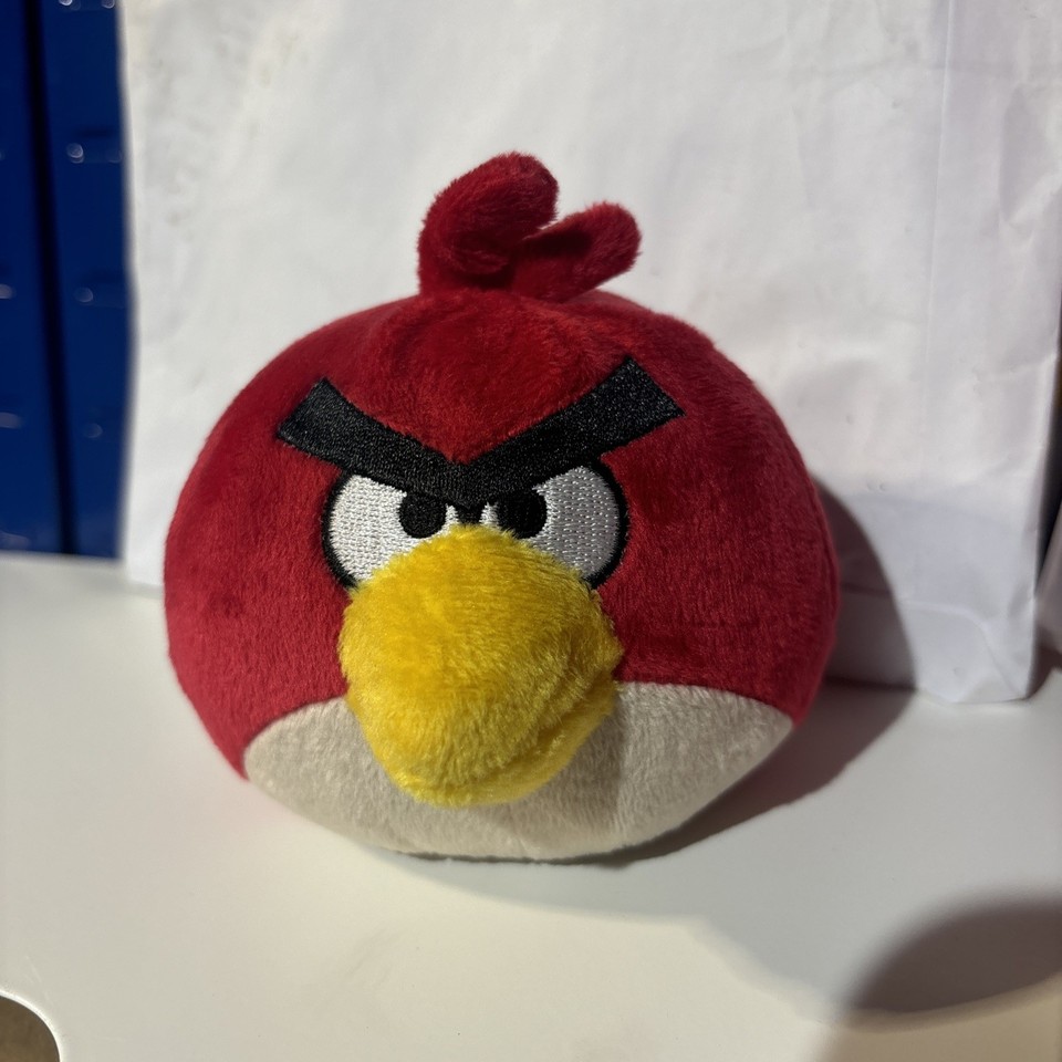 Red Angry Bird Labelled 5" Plush Toy For Collectors | eBay UK