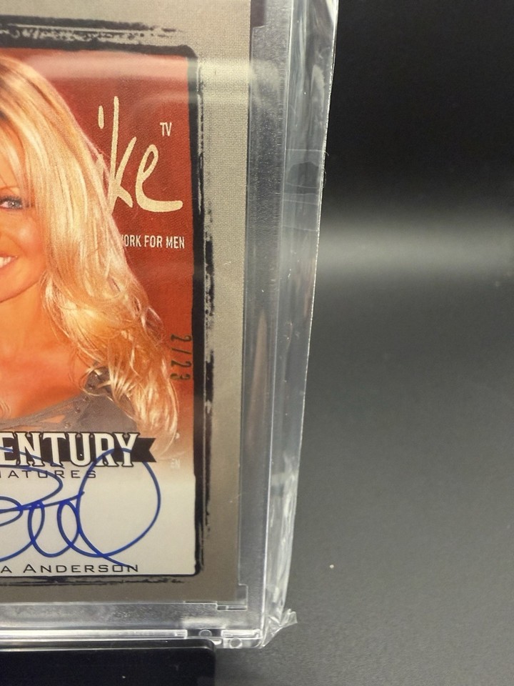 Pamela Anderson 2017 Leaf Pop Century Autograph Card # 2/23 !! Pam On ...