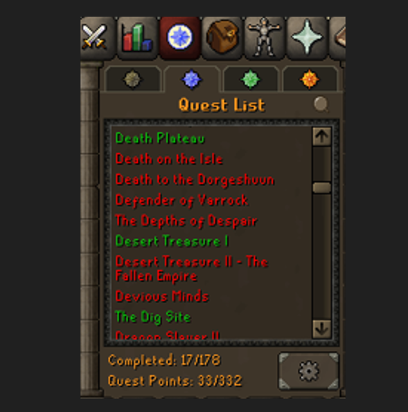 OSRS ACCOUNT 1 Def 77 Cmb, 99 Strength, DT done(ancients), 85 range, 82 ...