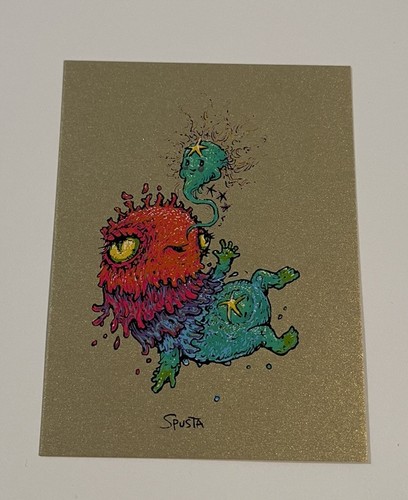 Marq Spusta Star Fish Belly Baby Old Gold Shimmer 3x4" Micro Print! | eBay