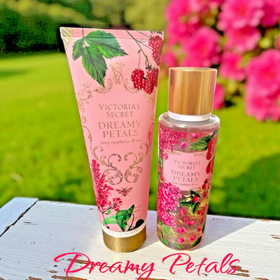 VICTORIA SECRET DREAMY PETALS BODY LOTION & FRAGRANCE MIST BODY SPRAY 2 ...