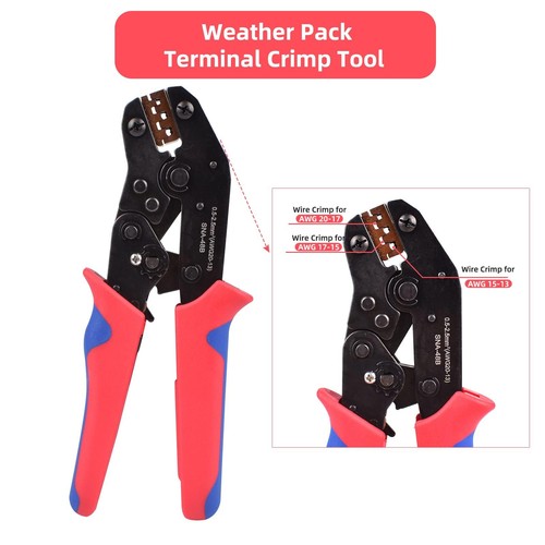 174Pcs 12 Kits DT Connector Kit With Ratcheting Wire Crimper for ...