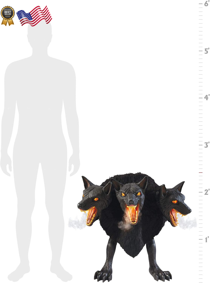 Spirit Halloween Animatronic Prop Cerberus Dog Extremely Rare Brand New ...