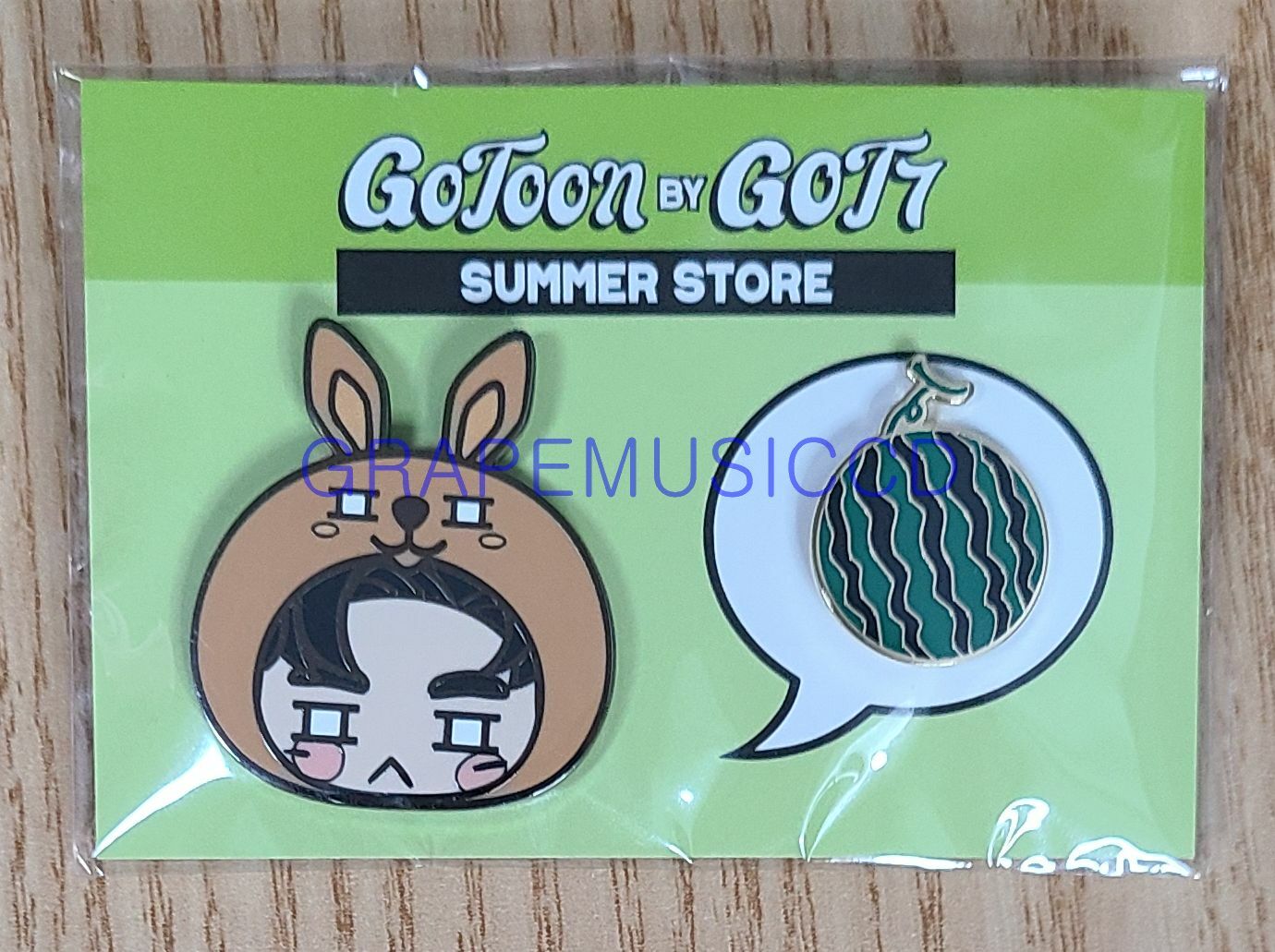GOT7 GOTOON BY GOT7 SUMMER STORE OFFICIAL GOODS GOTOON BADGE SET SEALED ...