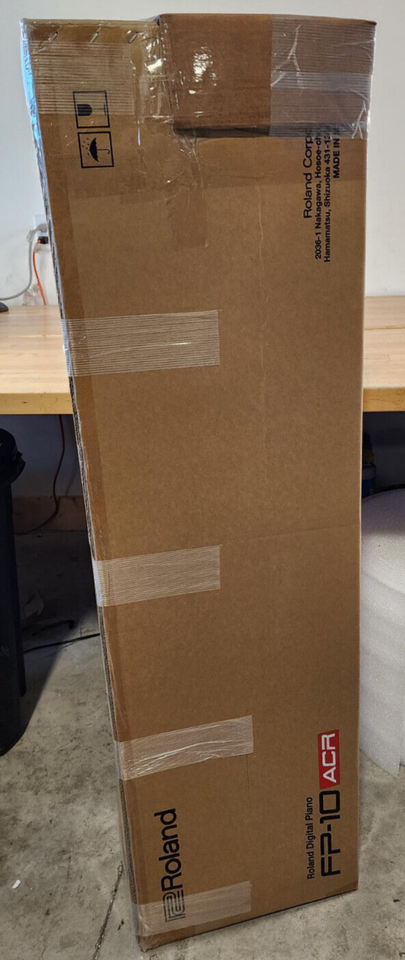 Roland FP-10 ACR Weighted 88 Key Digital Piano Electronic Keyboard ...