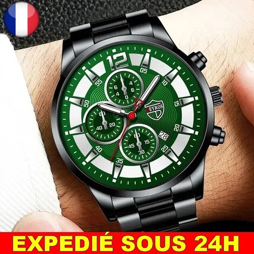 Deyros Stainless Steel Men's Watch Quartz Bracelet Gift Idea Jewelry ...