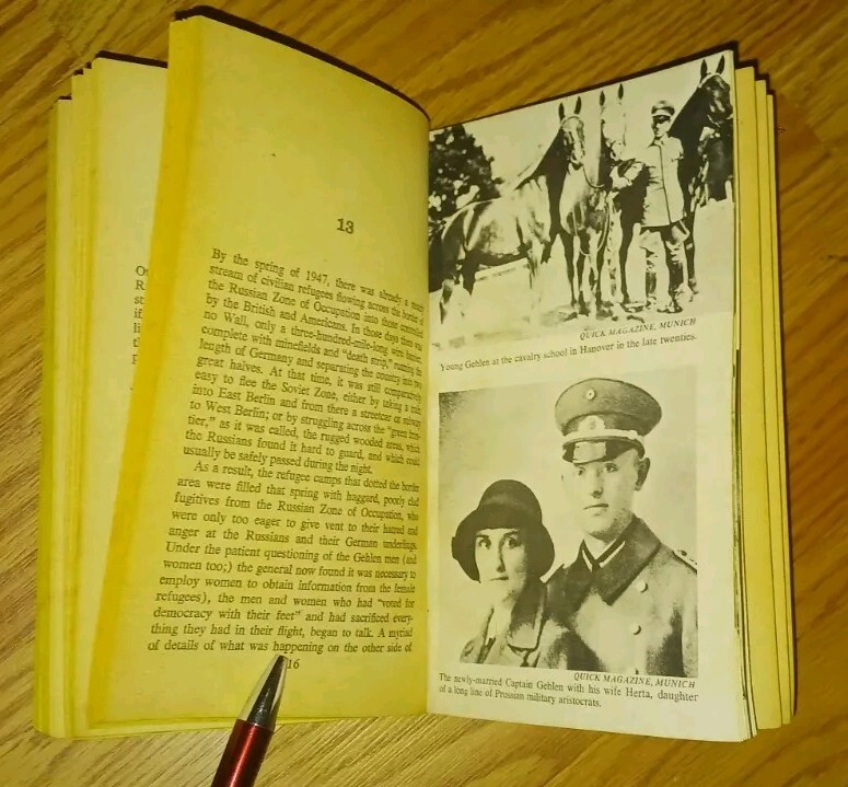 WW2 GERMAN MILITARIA BOOK MASTER SPY GEHLEN CIA 1st EDITION? 1972 FULL ...