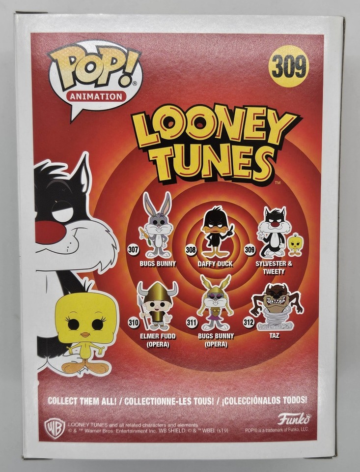 Funko Pop! Looney Tunes Sylvester & Tweety #309 FLOCKED Target ...
