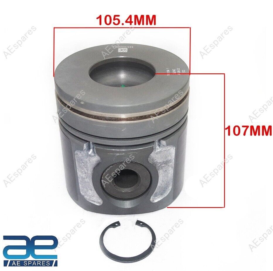 PISTON KIT STANDARD TURBO FOR JCB ENGINE 3C 3CX 3D 214 320/09211 A 320/ ...