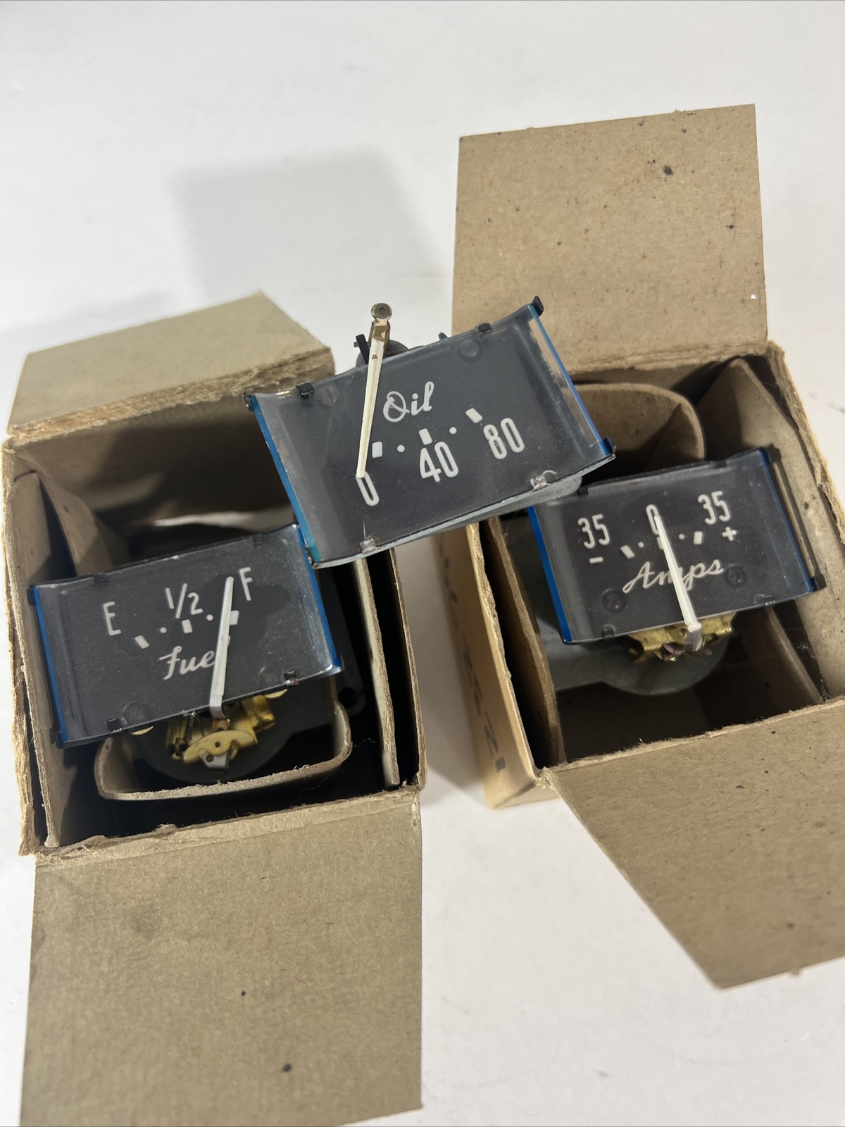 1942-1948 Chrysler Amp Ammeter Gauge Script Font Original NOS 1232795 ...