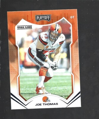 2021 Panini Playoff Goal Line #43 Joe Thomas card, Cleveland Browns HOF ...