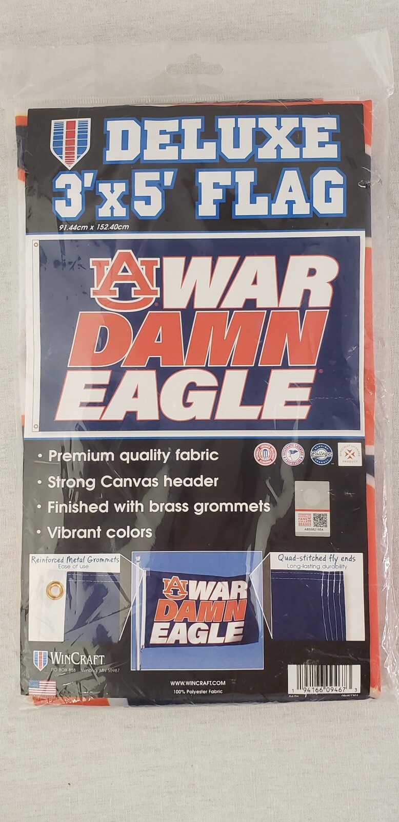 Auburn Tigers Deluxe 3' x 5' Flag War Damn Eagle (NCAA, Football) 194166094673| eBay