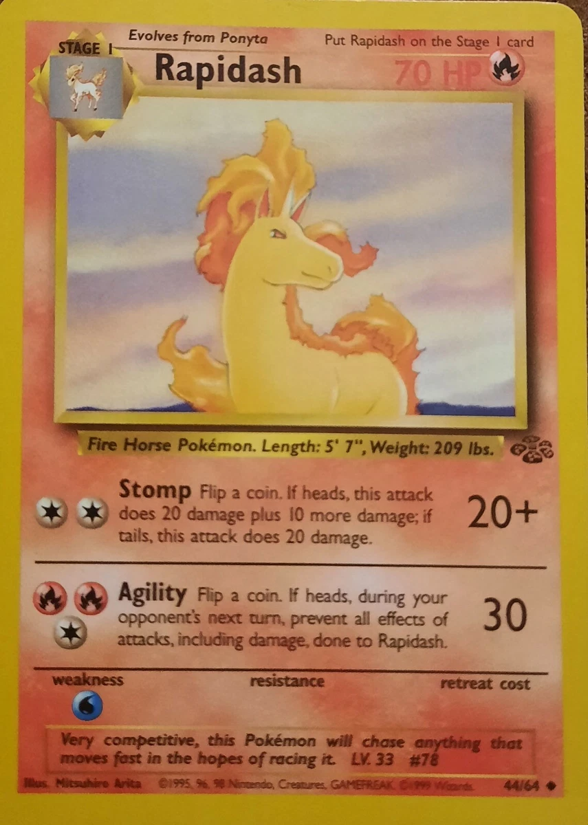 Rapidash Pokemon Card