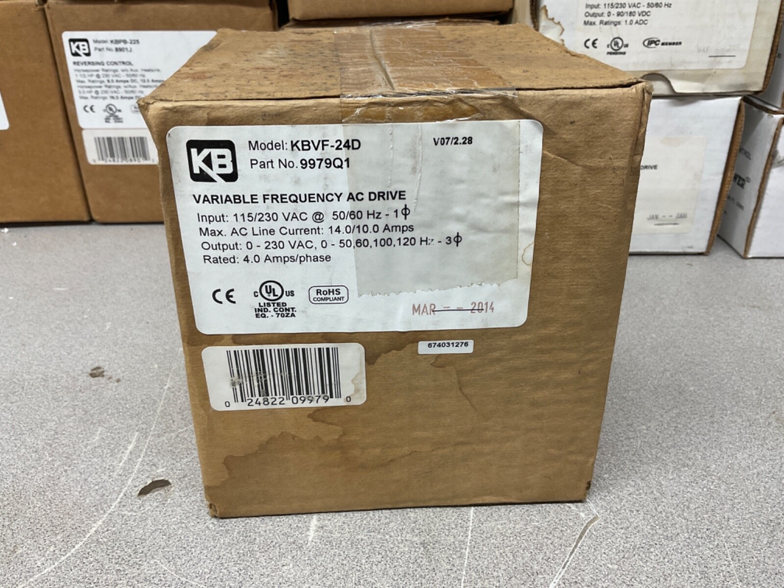 Kbvf-24d+KB+Electronics+AC+Drives+KBVF+Series for sale online | eBay