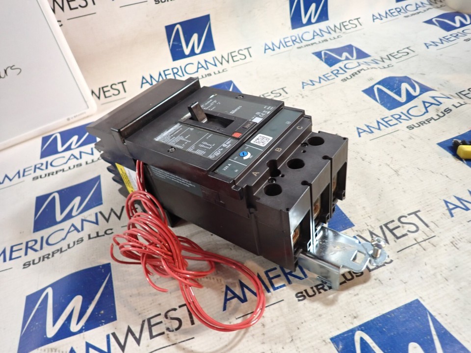 SQUARE D JJA36225AB JJA36225 POWERPACT I LINE BREAKER 225A 600V -TESTED ...