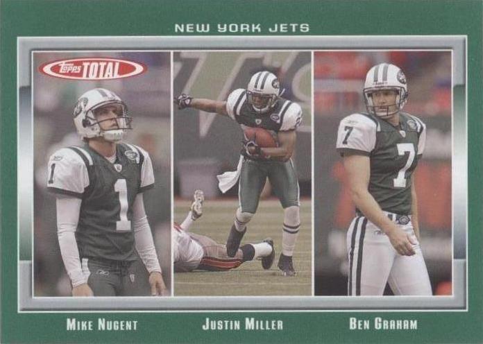 2006 Topps Total - Justin Miller, Mike Nugent, Ben Graham #208 (RC) for ...