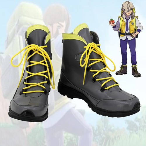 Pokémon Black and White Shoes Arven Cosplay Boots | eBay
