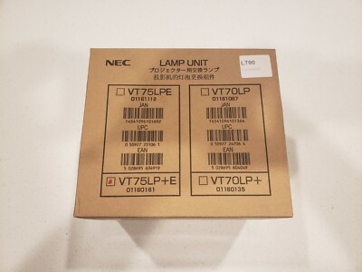 Brand New Sealed Genuine NEC VT75LP+E Replacement Projector Lamp Bulb ...